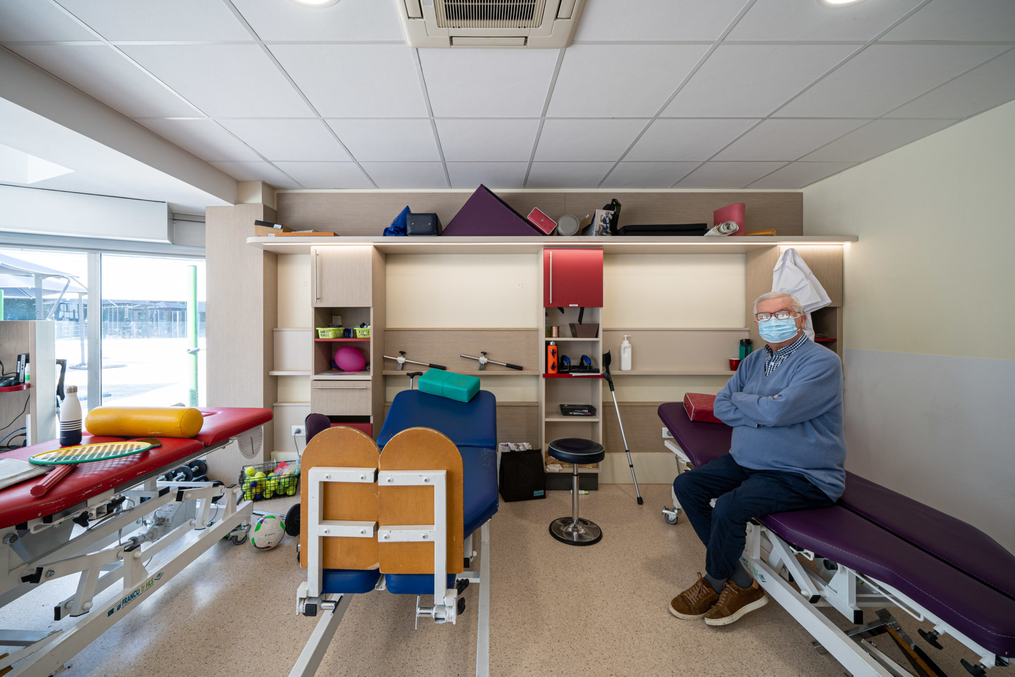 Un plateau de rééducation flambant neuf - Hôpital La Porte Verte